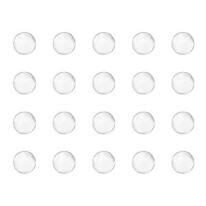 uxcell 5mm Solid Round Clear Glass Ball Boiling Stones Soda Lime Glass Beads 500pcs