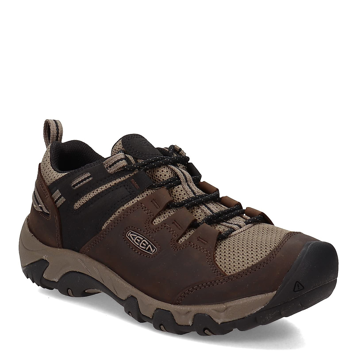 KEEN Men's Steens Vent Low Height Breathable Hiking Shoes, Brown, 11