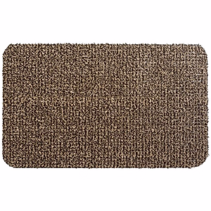 CLEAN MACHINE 10376923 High Traffic Astroturf Dirt Trapper Doormat, 23.5" x 35.5", Sandbar