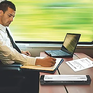 Visioneer RoadWarrior 3 Simplex Mobile Document Scanner for PC and Mac, USB Powered Travel Scanner