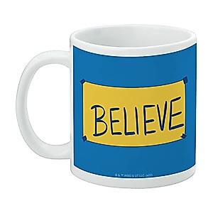GRAPHICS & MORE Ted Lasso Believe Ceramic Coffee Mug, Novelty Gift Mugs for Coffee, Tea and Hot Drinks, 11oz, White