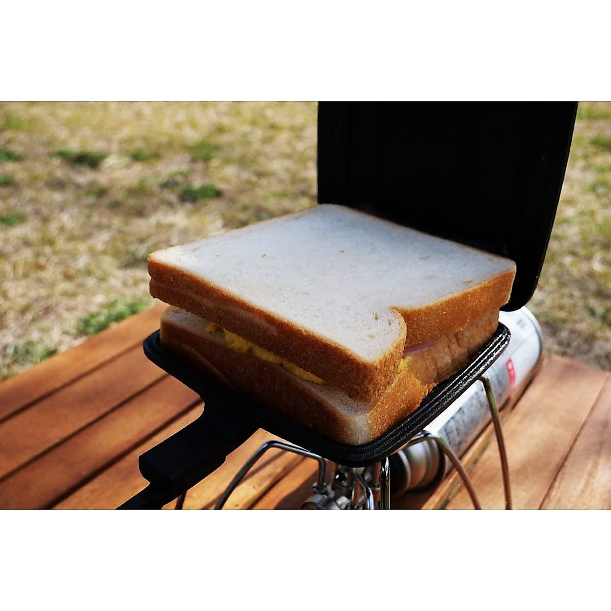 AILITOR Cast Iron Camp Pie Cooker, Campfire Sandwich Maker (Pack of 2)