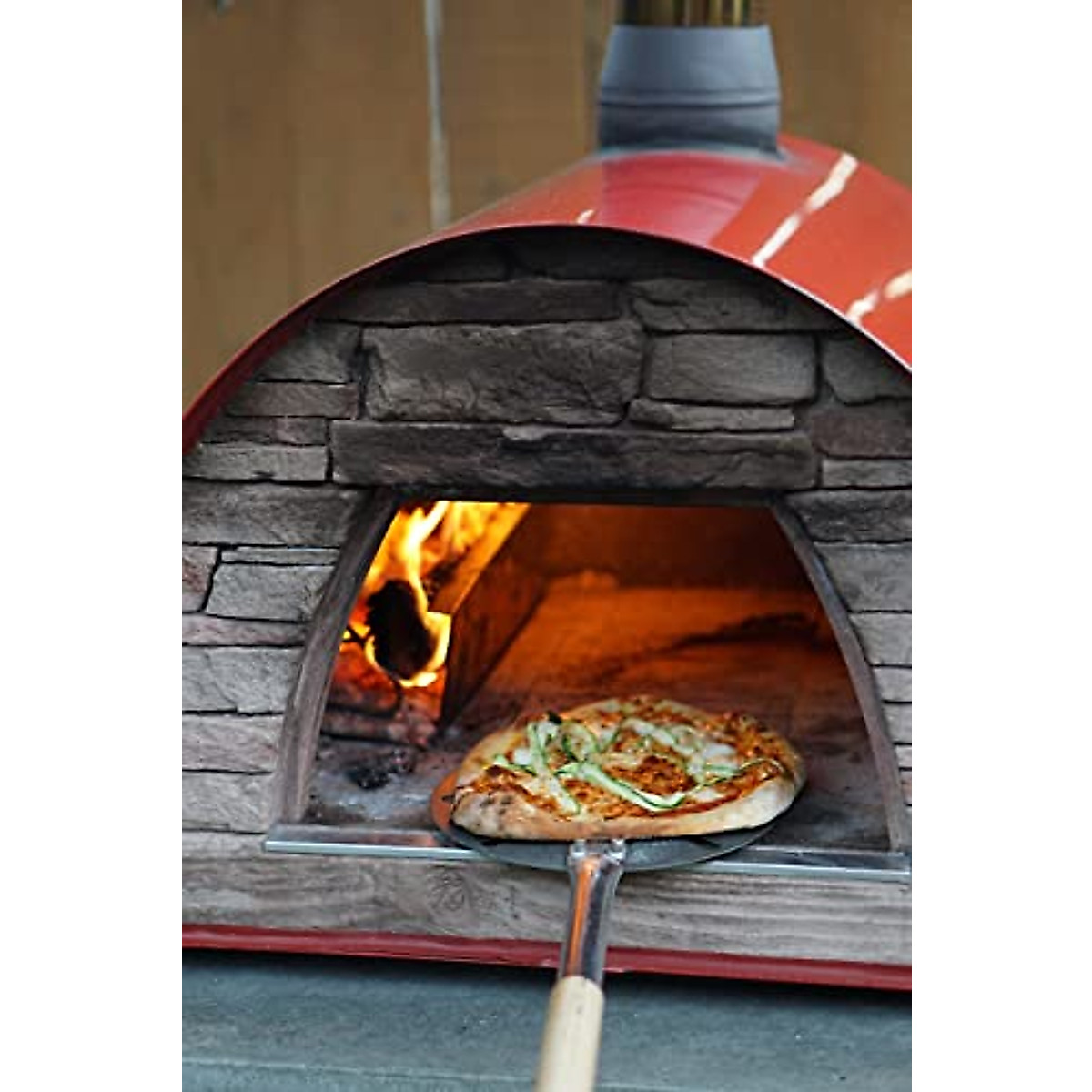 Authentic Pizza Ovens - Maximus Red Wood Fire Oven