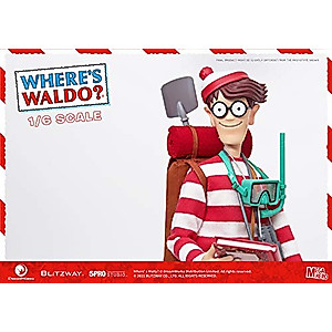 Blitzway - Where's Waldo? - Waldo 1/6th Scale Action Figure, 5Pro Studio MEGAHERO Series