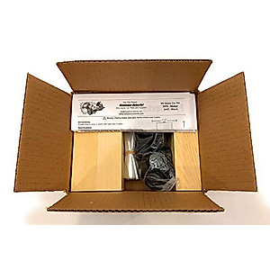 Maximum Velocity Derby Car Kits | Bulk Pack (12) | Pine Block Wedge Shaped Kits Includes Wheels & Axles | Pinewood Car Kits