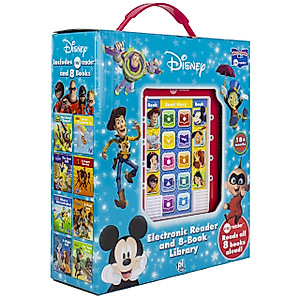 Disney - Mickey Mouse, Toy Story and More! Me Reader Electronic Reader 8 Book Sound Library- PI Kids