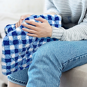 GOQOTOMO Full Weighted Electric Heating Pad for Back/Waist/Abdomen/Shoulder/Neck Pain and Cramps Relief - 2.3 lb Weighted with Auto-Shut Hot Heated Pad(12 * 24", LB002)