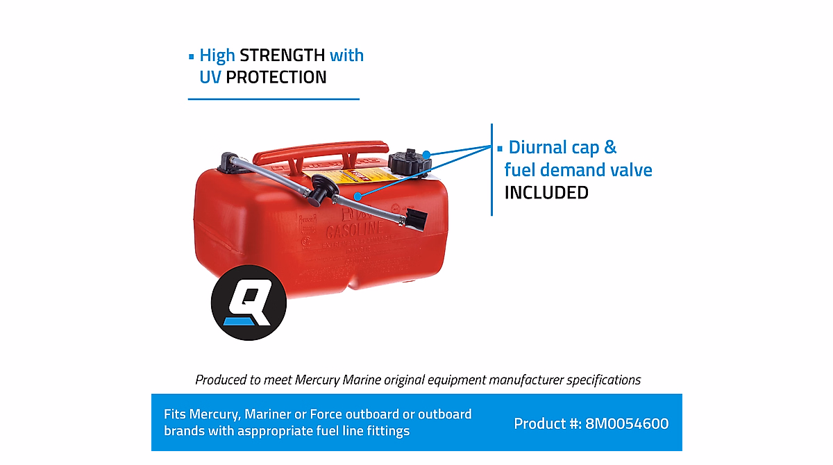 Buy Quicksilver 6.6 Gallon Portable Fuel Tank
