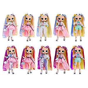 L.O.L. Surprise! OMG Sunshine Color Change Bubblegum DJ Fashion Doll with Color Changing Hair and Fashions and Multiple Surprises – Great Gift for Kids Ages 4+