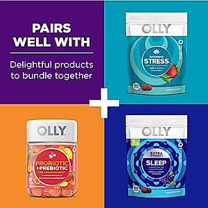 OLLY Sleep Immunity Melatonin Gummy, Vitamin C, Zinc, Echinacea, 3mg Melatonin, Immune and Sleep Support, Berry - 36
