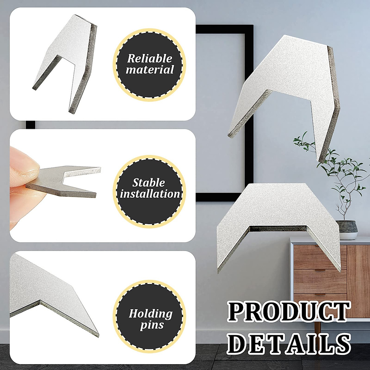 Drawer Stops, Drawer Stoppers for Dresser Metal Drawer Stops Antique Style Drawer Track Guide and Glides Stopper Furniture Parts Accessories for Drawers (24)