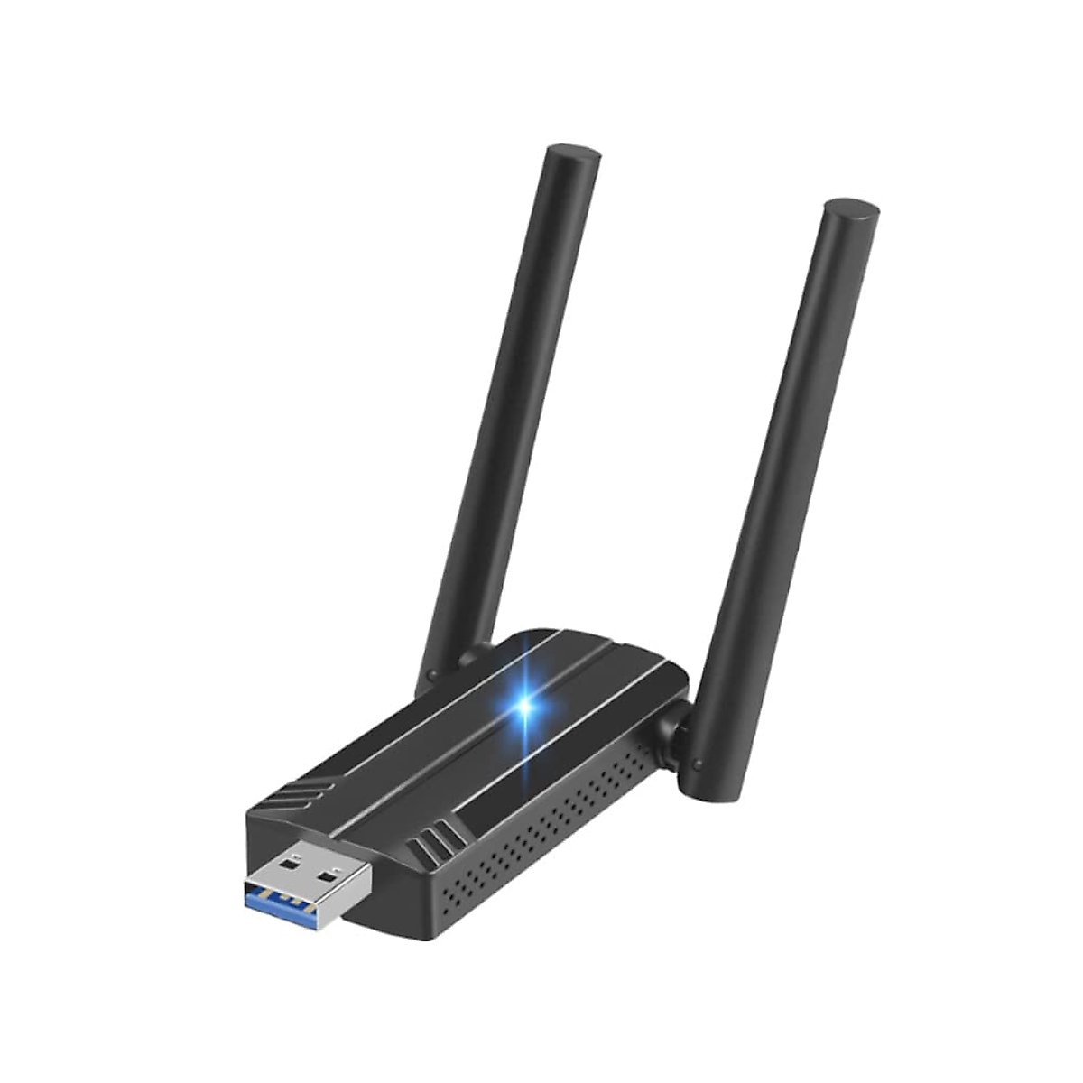 Wireless USB WiFi 6 Adapter for PC - 802.11ax USB Adapter AX1800 PC WiFi Adapter for Desktop Laptop Dual Band Wireless Adapter WiFi Dongle for Windows 7/10/11 Wireless Network Adapter for PC Computer