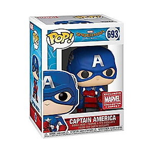 Funko Pop! Marvel Collector Corps Exclusive End Credits Captain America #693 w/ Free Acrylic Case