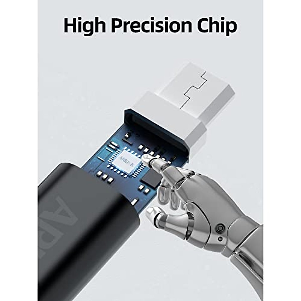 ARKTEK USB C to Micro USB Adapter,4-Pack Type C Female to Micro USB Male Convert Connector Support Charge & Data Sync Compatible with Samsung Galaxy S7 Edge S6 Nexus 5/6 and Micro USB Devices(Black)