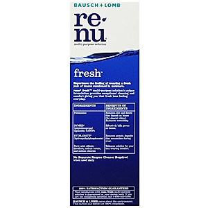 Bausch & Lomb ReNu Fresh Multi-Purpose Solution, 4 fl oz