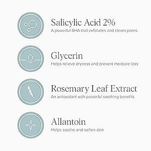 DRMTLGY Clarifying Toner for Face - Facial Toner for Acne Prone Skin - Skin Toner for Oily Skin with 2% Salicylic Acid (189 ml)