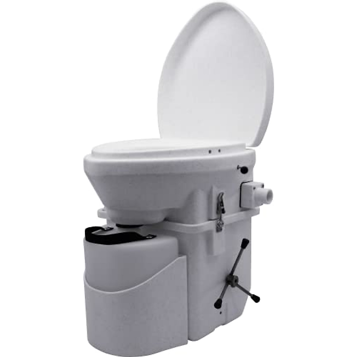 Nature's Head Self Contained Composting Toilet with Close Quarters Spider Handle Design
