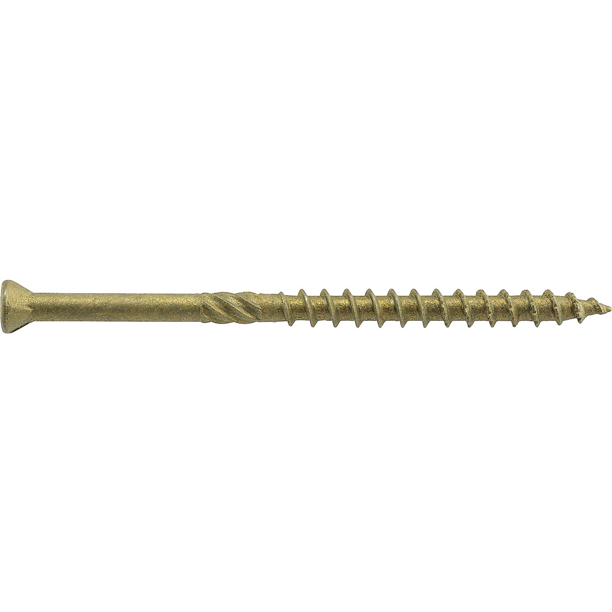 Power Pro 967886 Trim Screws, #8 x 2-1/2", All Purpose Wood, Deck, Composite, and Exterior Trim Screws, Rust Resistant, Bronze, 2500pcs Box