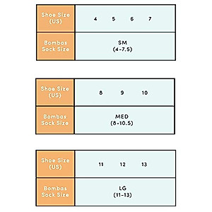 Bombas Women's Original's White Ankle Socks, Size Medium