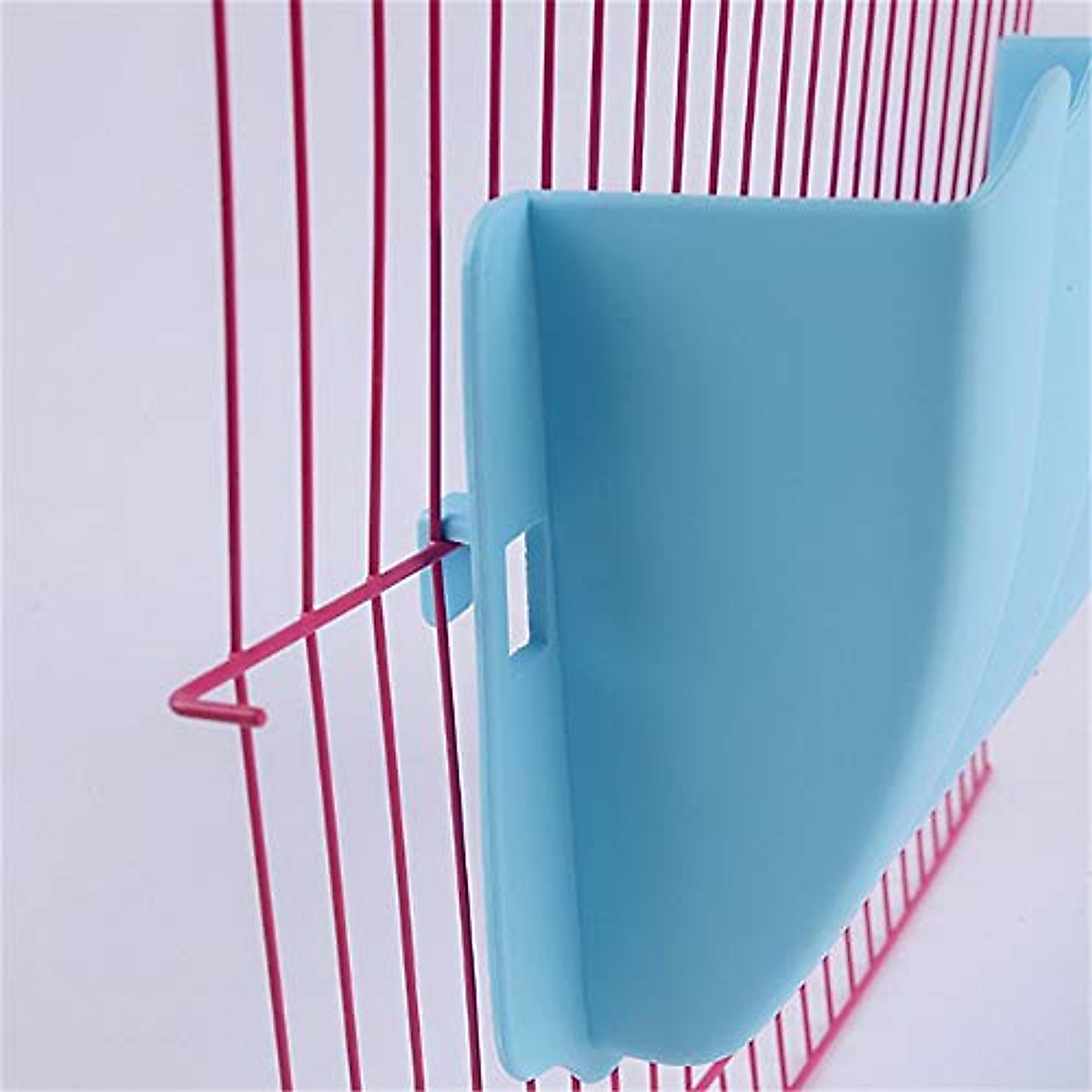 zswell Rabbit Hanging Feeder Grass Container Wall-Mounted Hay Manger Hay Rack Random Color