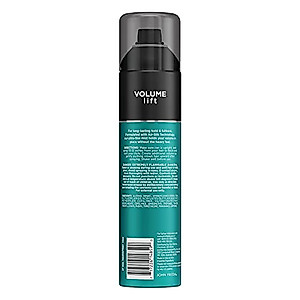 John Frieda Volume Lift Hairspray, Volumizing Hairspray with Air-Silk Technology for Fine or Flat Hair, Adds Body, Long-Lasting Hold, and Fullness for Fine, Thin Hair, 10 Oz