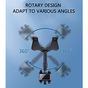 DAFUZ 360°Rotatable and Retractable Car Phone Holder, Car Rearview Mirror Phone Holder, Multifunctional Adjustable Phone Holder, Universal Phone Navigation GPS Holder for All Mobile