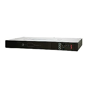 APC Rack ATS, Rack-Mount Transfer Switch 120V/20A, (10) 5-20R Outlets, (AP4452)