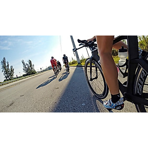 Swiftwick- PERFORMANCE TWO (3 Pairs) Running & Cycling Socks, Cushion Crew Socks (Black, Medium)