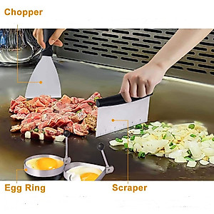 SEFAX Portable Grilling Utensil Kit, BBQ Tools Set, Grill Accessories, 20PCS Stainless Steel Grilling Kit, Suitable for Travel, Picnics, RVs, Camping, BBQs, Parties