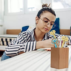 30 Pieces Cute Key Shape Pen Vintage Key Gel Ink Pens Mini Fancy Novelty Pens Retro Black Fine Ballpoint Point Pen with Mesh Pencil Bag Zipper Pouch for Office Stationary School Party Supplies