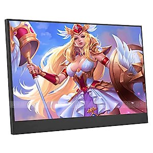 EDIY 4K Computer Monitor 13.3inch Gaming Display Portable 3840X2160 IPS with Stand Smart Case Eye Care Screen 60HZ HDMI Type-C Mini for Switch Xbox Rpi Win PC Mac Laptop