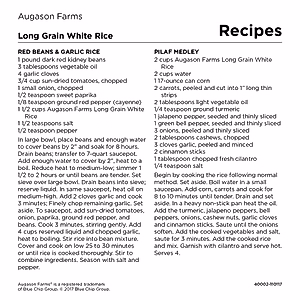 Augason Farms Long Grain White Rice Emergency Food Storage 24 Pound Pail