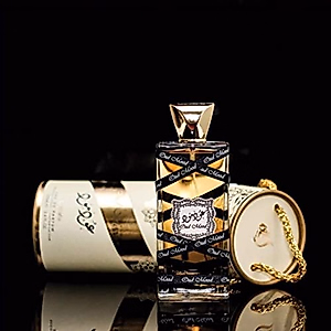 Lattafa Perfumes Oud Mood EDP - 100 ML (3.4 oz) I Pleasant Sweetness I Floral,Woody and Spicy notes I Main accords: woody,amber,warm,floral,sweet,musky,balsamic I Suitable for any Occasion I by Lattafa