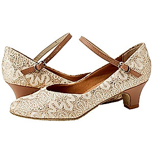 So Danca Women's Ballroom & Latin Shoes, Gold Gold Sparkle Gold Sparkle, 7.5