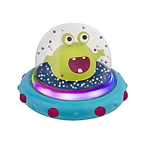 B. toys- Vehicle Bumper Space Car-Light-Up- Simple Remote Control Car for Toddlers with Alien Driver- Marky Mars- 12 months +