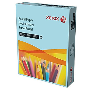 Multipurpose Colored Copy Paper, 20 Lb., 8 1/2in. x 11in., Blue, Ream Of 500 Sheets