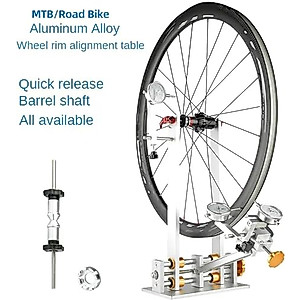 Biking Maintenance Tools Bicycle Wheel Truing Stand, Wheel Tuning Repair Tool Kit, Professional Bike Wheel Repair Truing Bearing Workstands, 10-29" Bicycle Mechanic Repairing Rack