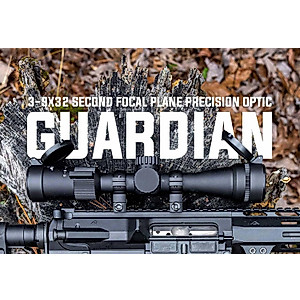 Monstrum Guardian 3-9x40 AO Rifle Scope with Parallax Adjustment | Black
