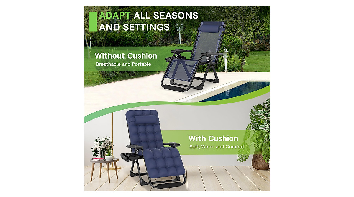 ZENPETIO Zero Gravity Chair - Comfort Anytime, Anywhere