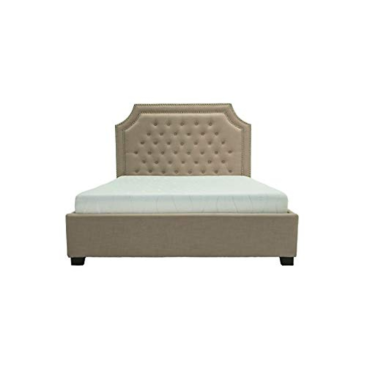 Irvine Home Collection 1500 Bed Mattress Conventional, King, White