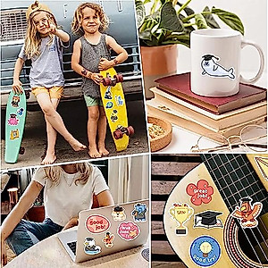 50 Pcs Cute Stickers for Kids,Stickers for Students,Water Bottle Stickers Waterproof Vinyl Hydroflask Phone Skateboard Laptop Stickers, Aesthetic Sticker Packs for Girls Teens