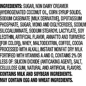 Folgers Cappuccino Mocha Chocolate Instant Coffee Beverage Mix, 16 Ounces (Pack of 6)