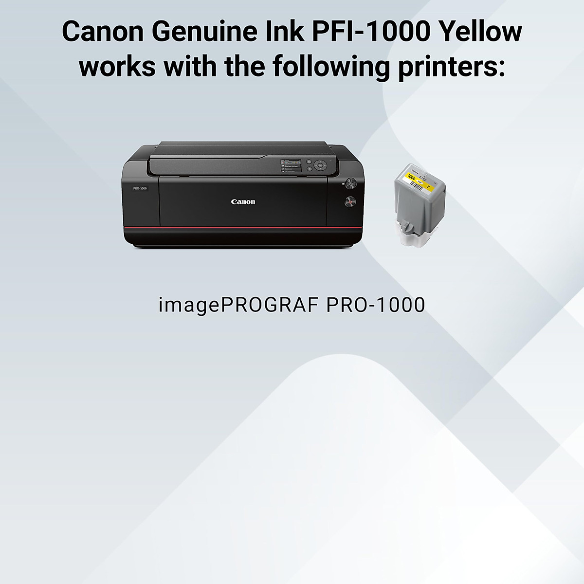 Canon 0549C002 CanonInk Lucia PRO PFI-1000 Yellow Individual Ink Tank