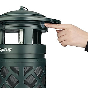DynaTrap DT2030-GRSR 1 Acre Mosquito & Flying Insect Outdoor Trap and Killer – Kills Mosquitoes, Flies, Wasps, Gnats, & Other Flying Insects - Bug Zapper Alternative – Green