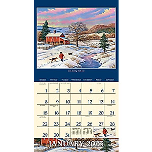John Sloane's Country Seasons 2023 Deluxe Wall Calendar