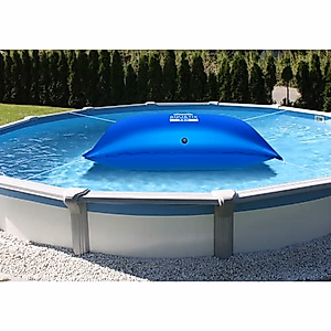 Aquatix Pro Pool Pillows for Above Ground Pools, 4 x 8 ft Closing Winter Kit with 100ft Rope, Super Thick 0.4mm PVC Swimming Pool Cover Air Pillow, Cold-Resistant Winterizing Ice Equalizer