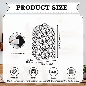 chaqlin Blender Covers, Small Appliance Covers, Kitchen Decorative, Machine Washable Food Processor Dust Cover, Cute Panda Print