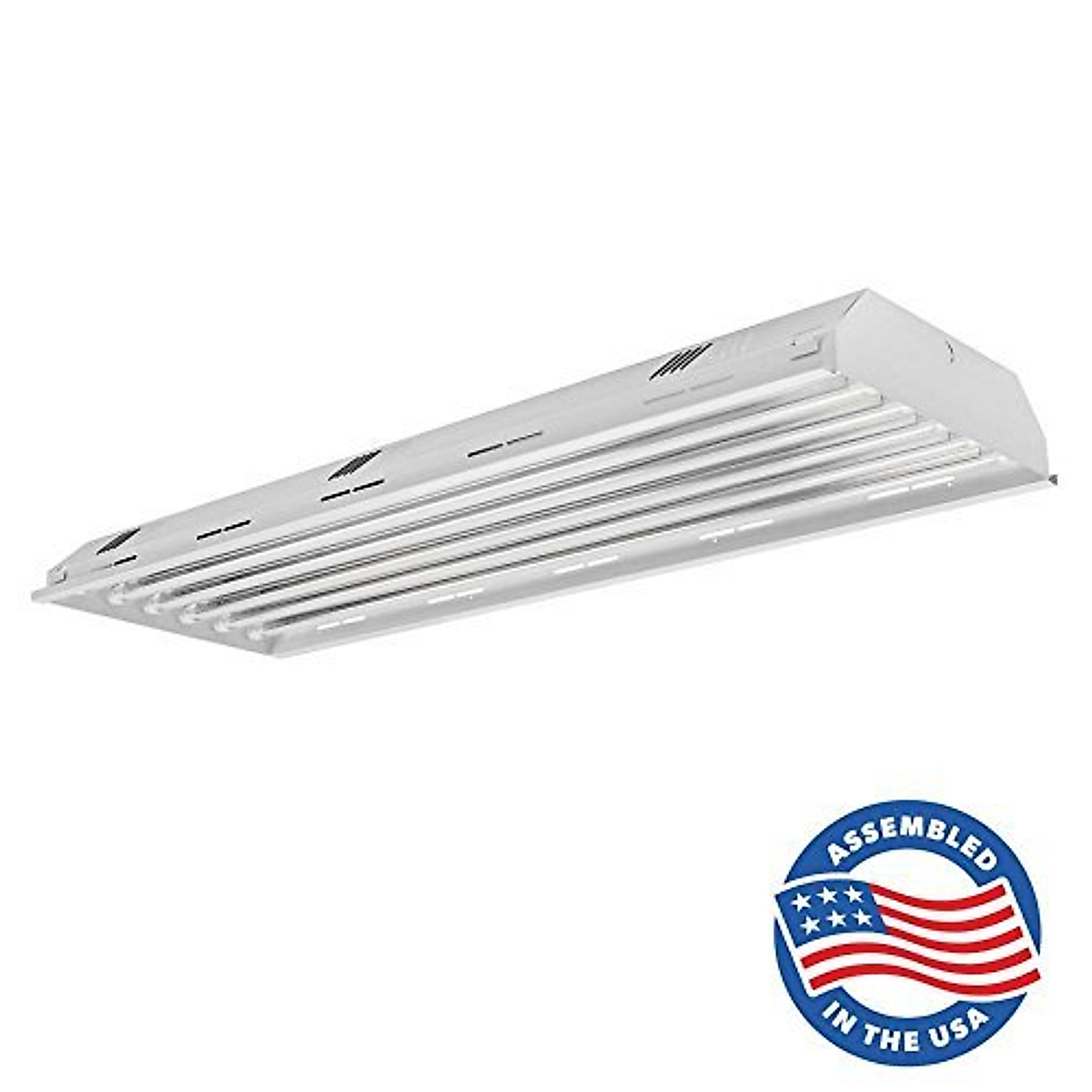 Four Bros Lighting LED High Bay Light 6 Lamp 4000K Cool White, 5 Year Warranty, Industrial Grade, Warehouse, Shop, Garage Lighting - UL Listed, DLC Approved, Made in USA, BAA Certified