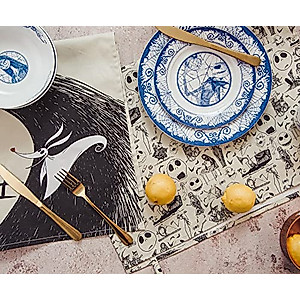 Disney The Nightmare Before Christmas Black and White Kitchen Hand Towel Set | Quick-Dry Wash Cloth, Highly Absorbent Dish Towel