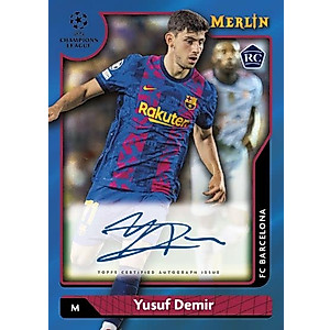 2021/22 Topps UEFA Champions League Merlin Chrome Soccer HOBBY box (18 pks/bx)
